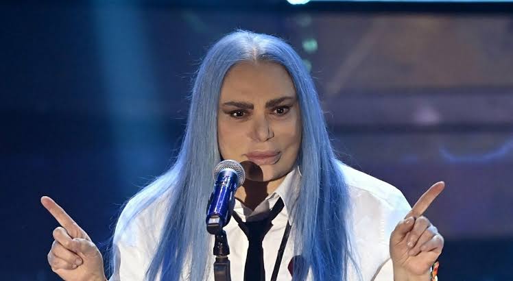 Bjorn Borg's ex-wife Loredana Berte's song "Pazza" was competing at the ...