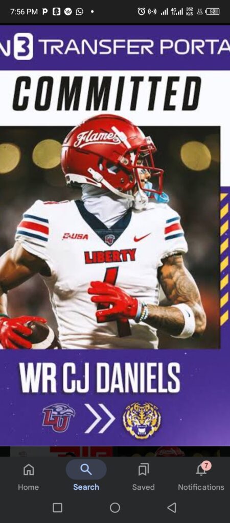 Former LSU Five-Star WR CJ Daniels Flips Commitment and Career Destination To Miami Fully ...